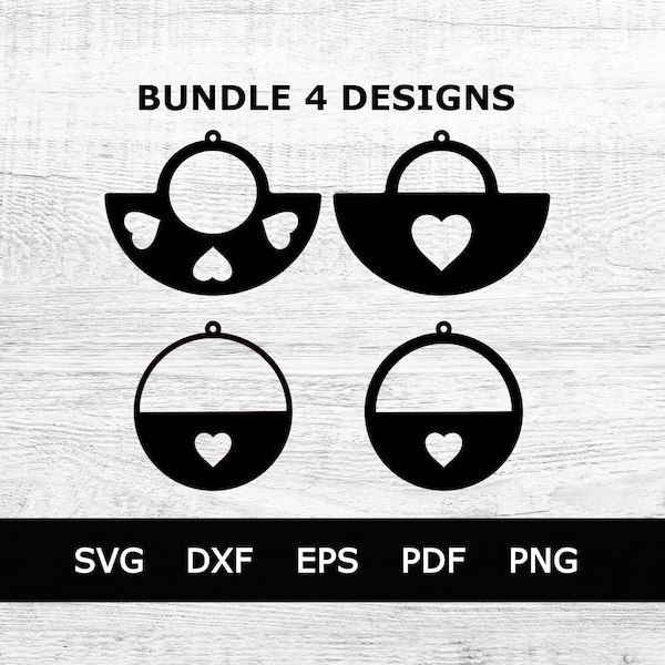 Valentines Earring Svg - Etsy