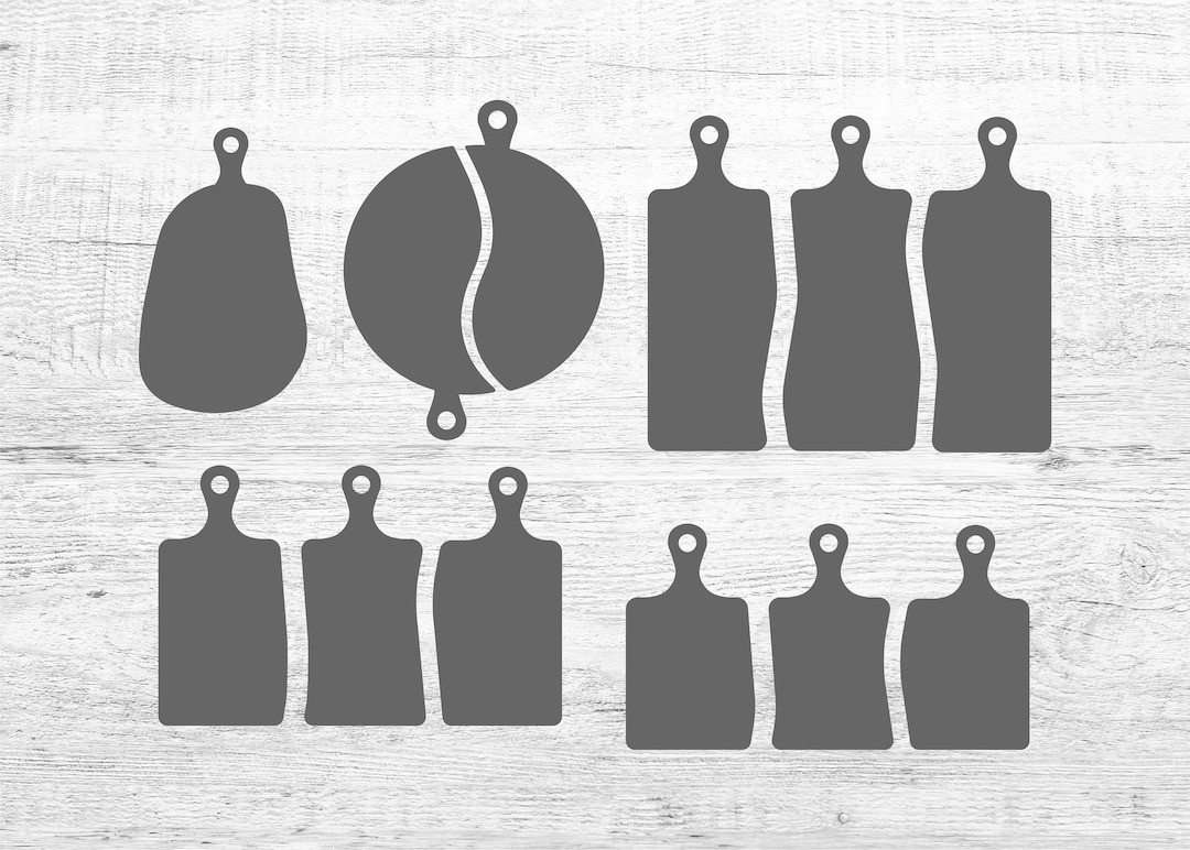 Cutting Board Bundle SVG - Etsy