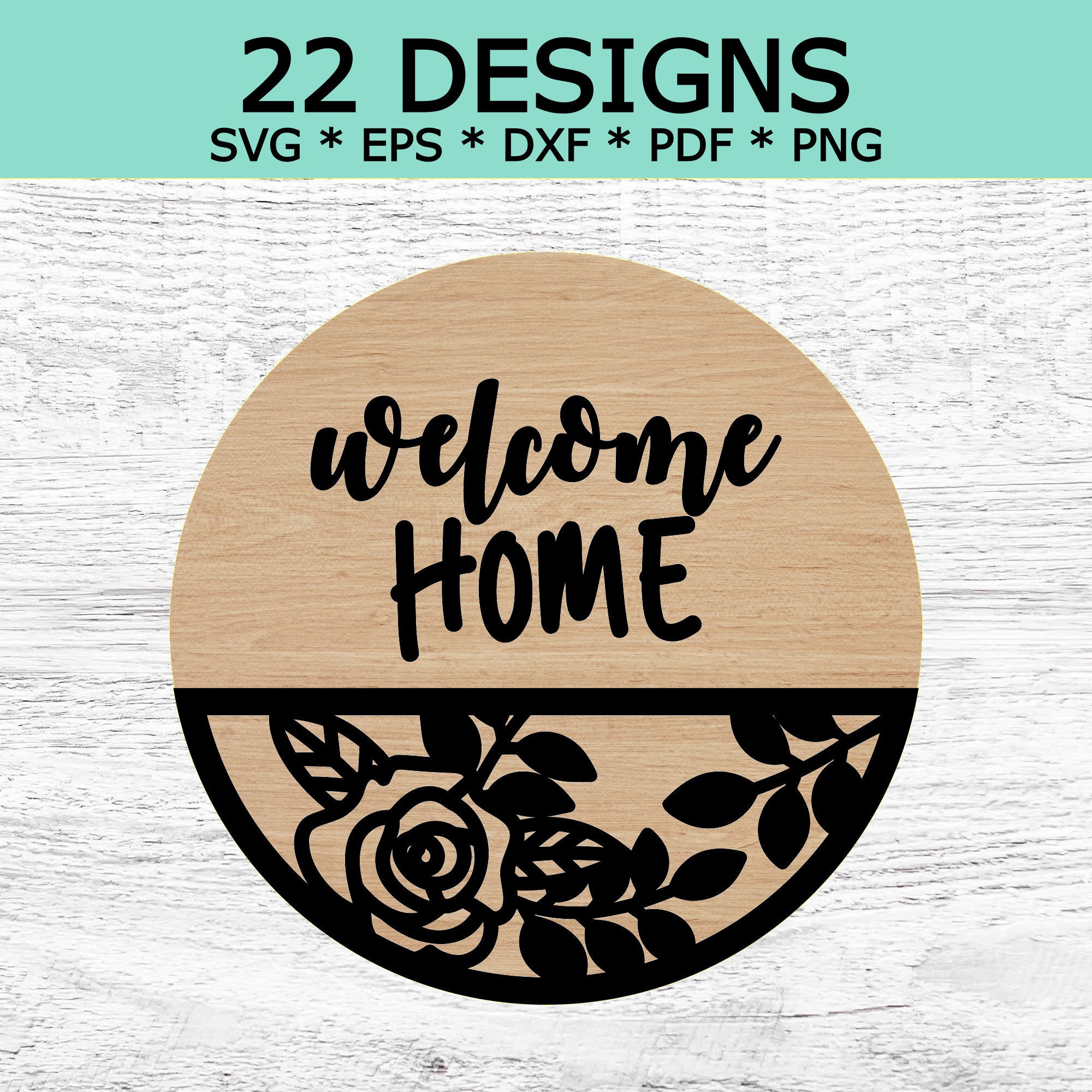Door Hanger Svg Welcome Svg Door Sign Svg Nature Pattern - Etsy Canada