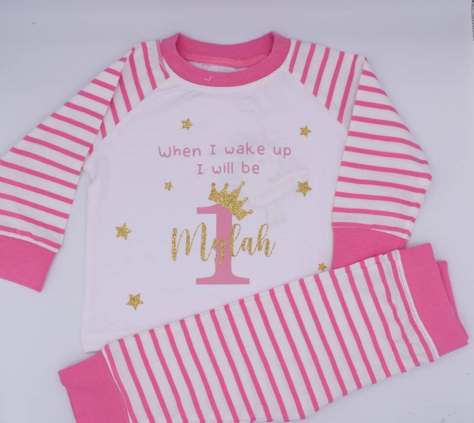 Personalised Birthday Pyjamas When I Wake up I Will Be - Etsy UK