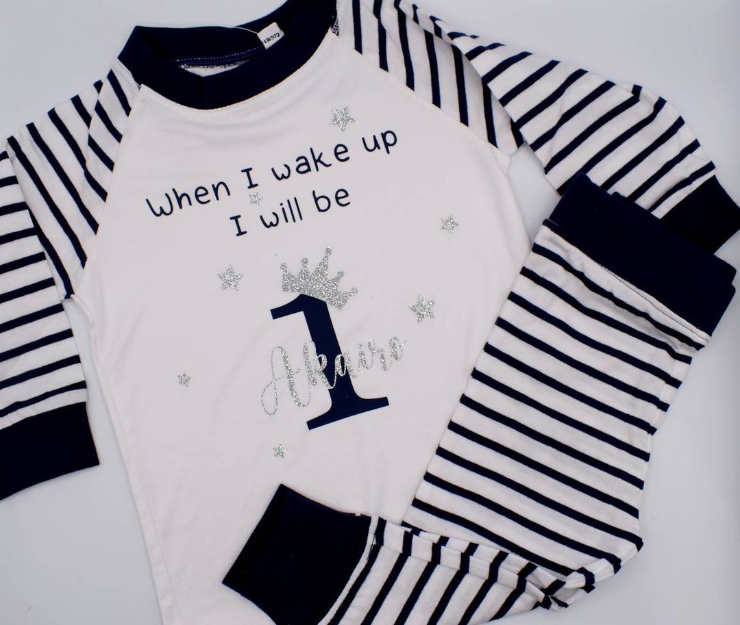 Personalised Birthday Pyjamas | When I Wake up I Will Be | Children ...