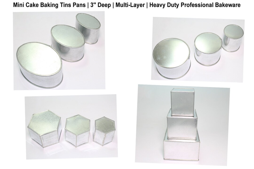 Mini Shapes Novelty Cake Baking Tins Pans Bakeware Professional - Etsy UK