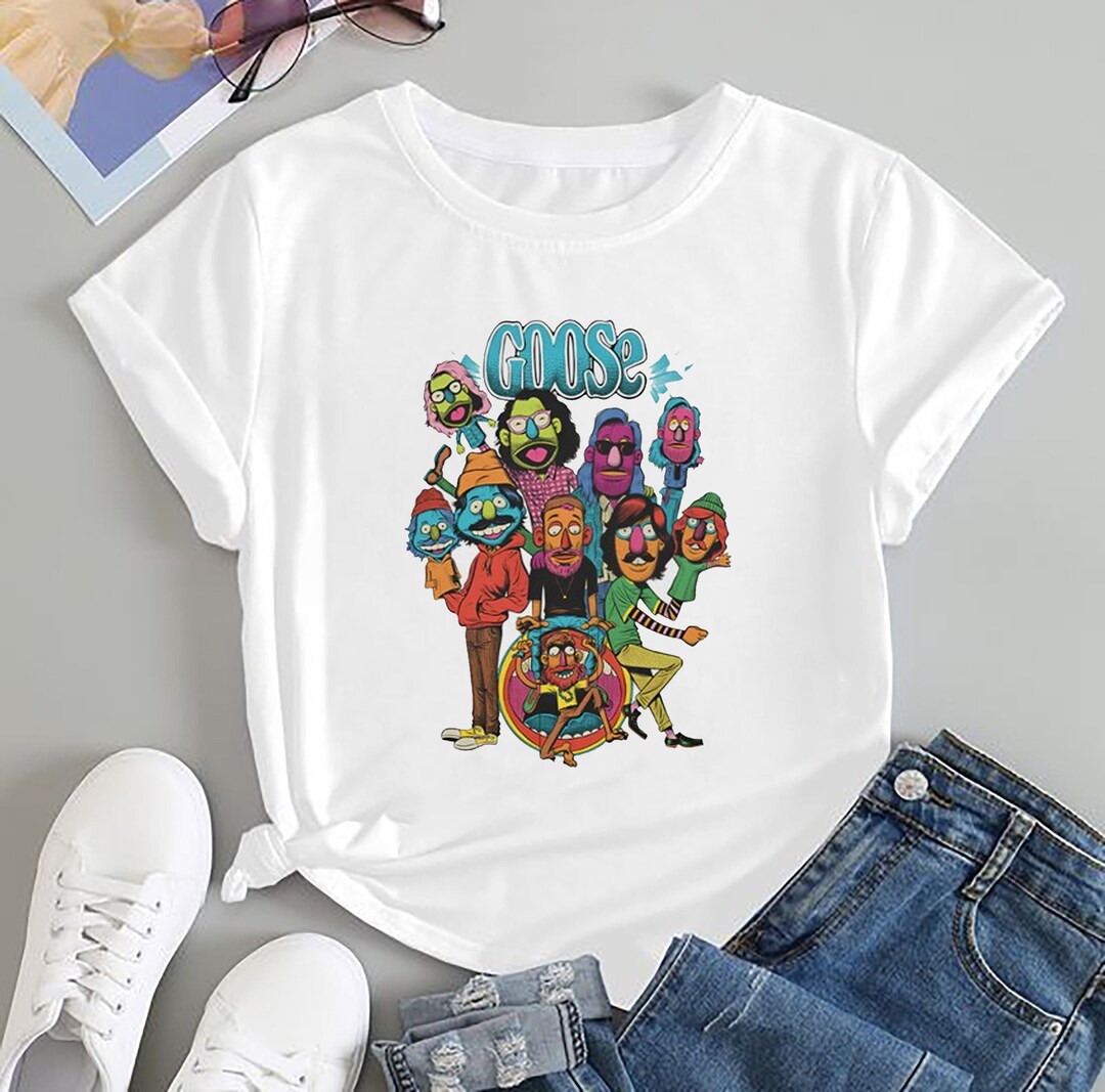 Graphic Goose Band Chibi T-shirt, Goose the Band Shirt, Goose Band Fan ...