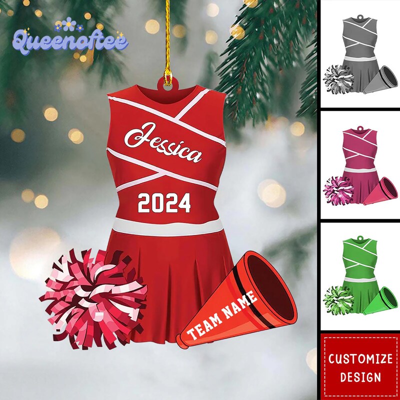 Cheerleading Ornament - Etsy