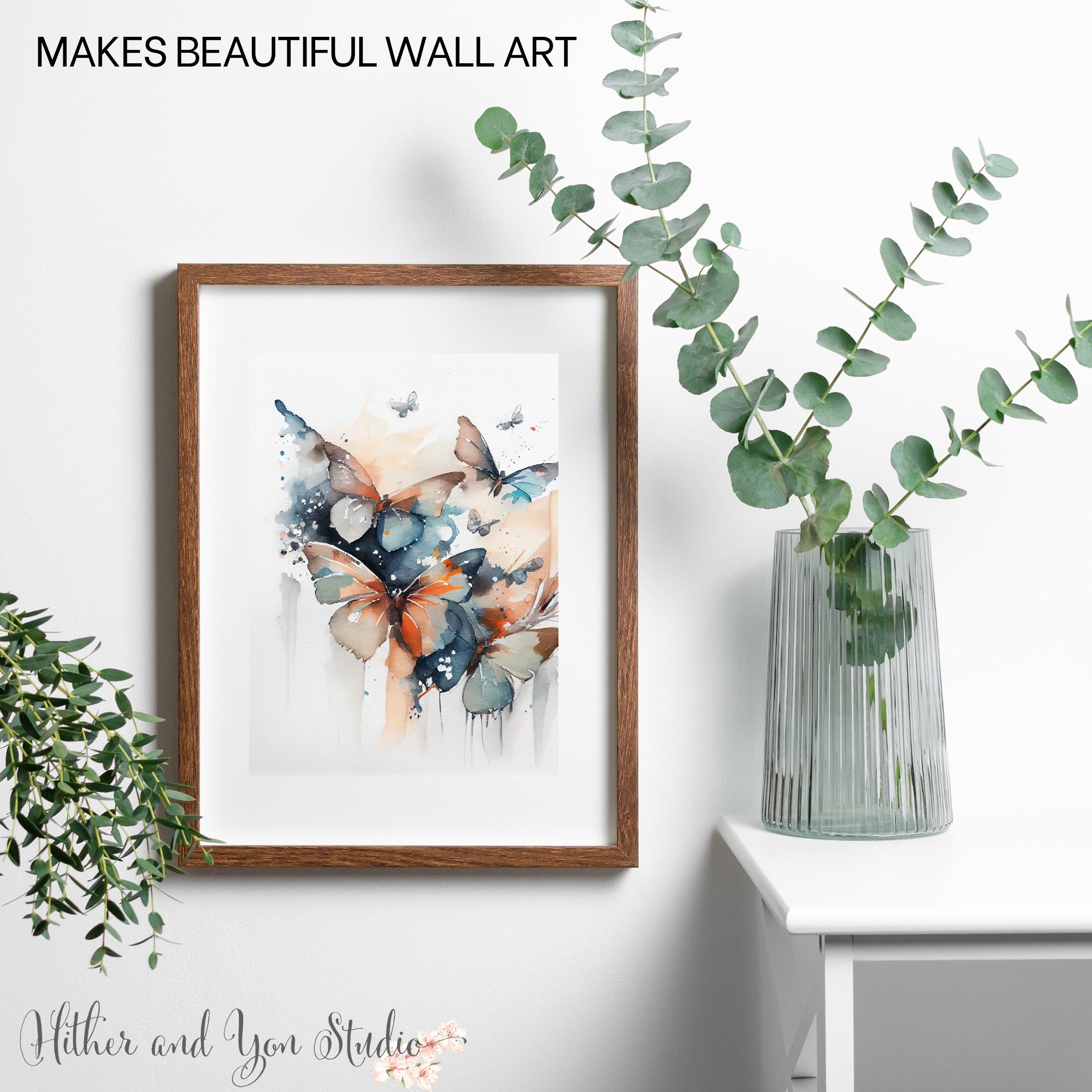 Papers for Art Journals and Background Pages Watercolor Theme Nature ...
