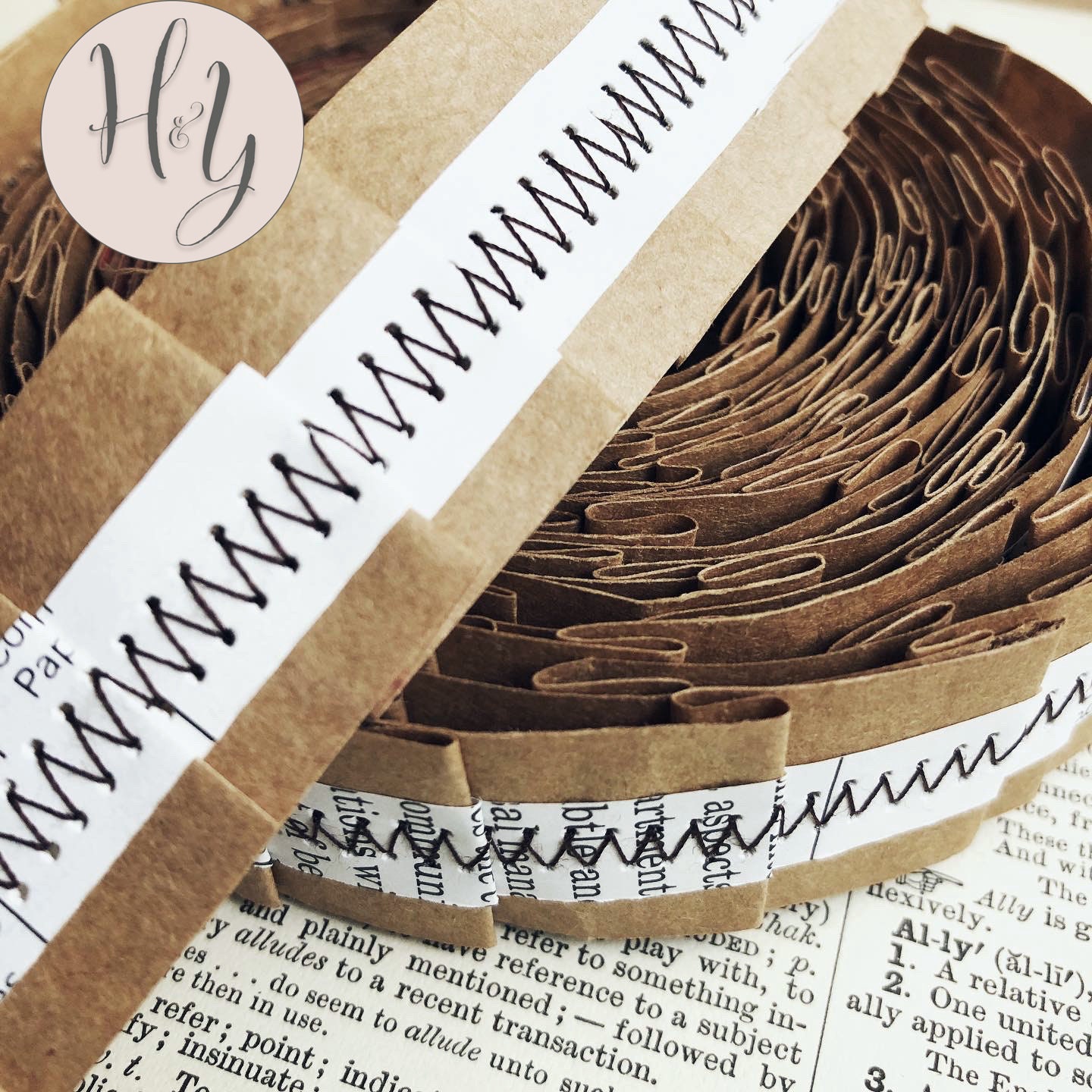 Handmade Paper Ruffles, Junk Journal Ephemera and Embellishments ...