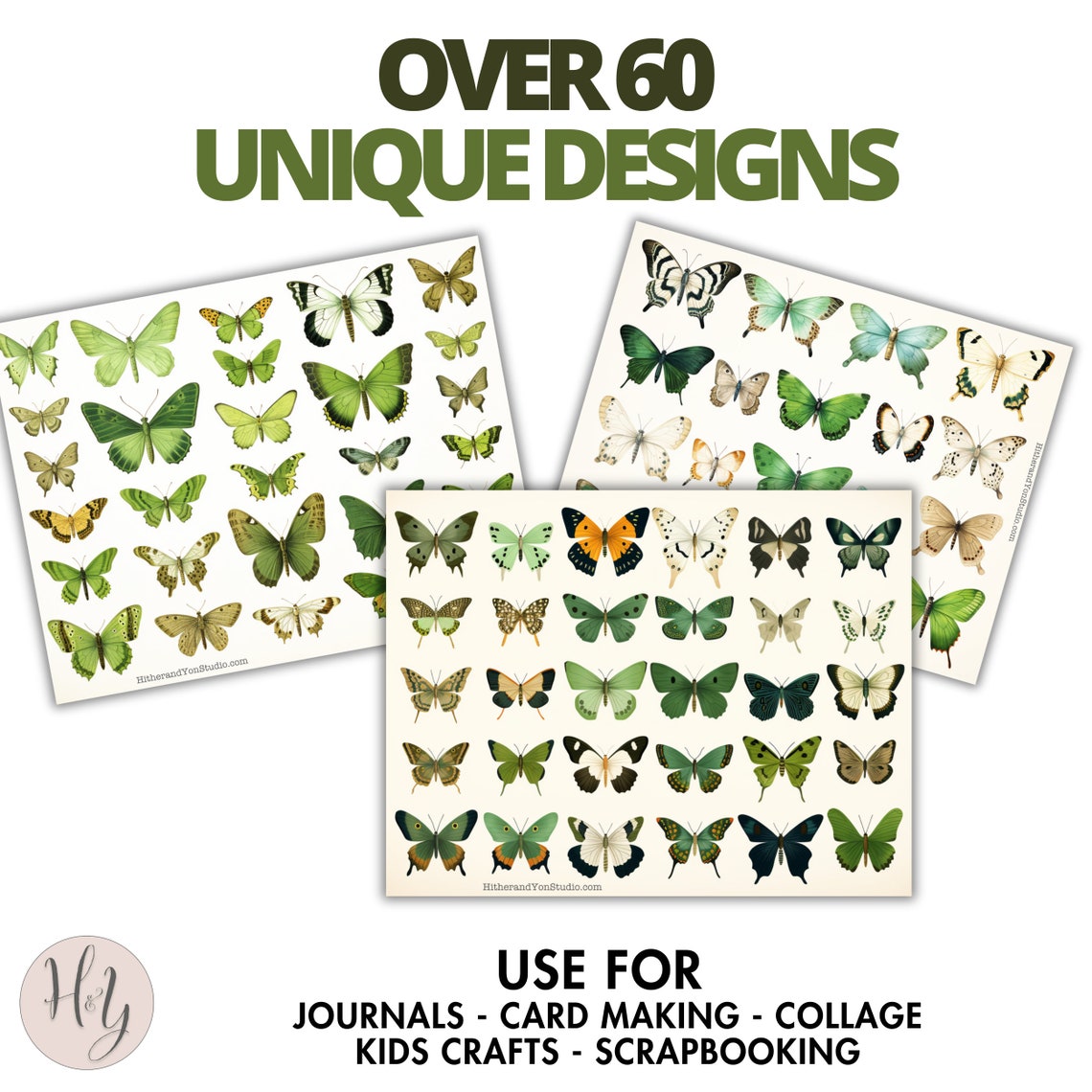 Fussy Cut Butterflies and Moths for Paper Crafting Collage - Etsy