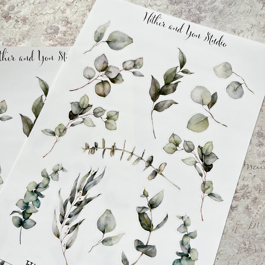 Plant Sticker Sheets | Plant Stickers | Nature Sticker | Planner ...