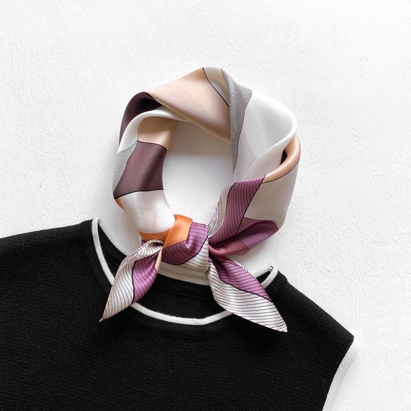 Silk Neck Scarf - Etsy
