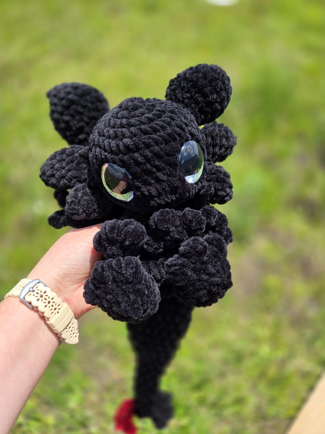 Toothless Crochet Fury Dragon Snuggler (made to Order) - Etsy