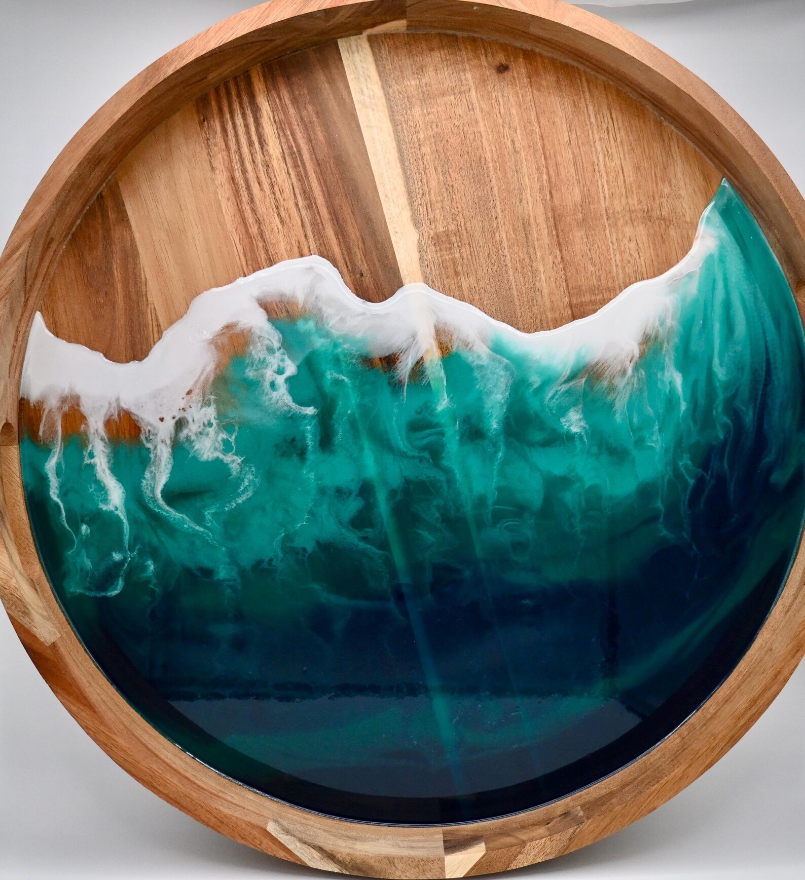 Resin Wave Lazy Susan Tray - Etsy