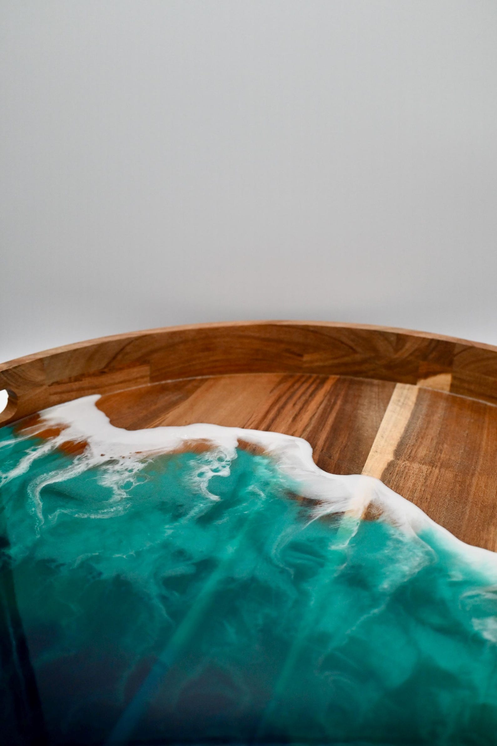 Resin Wave Lazy Susan Tray - Etsy