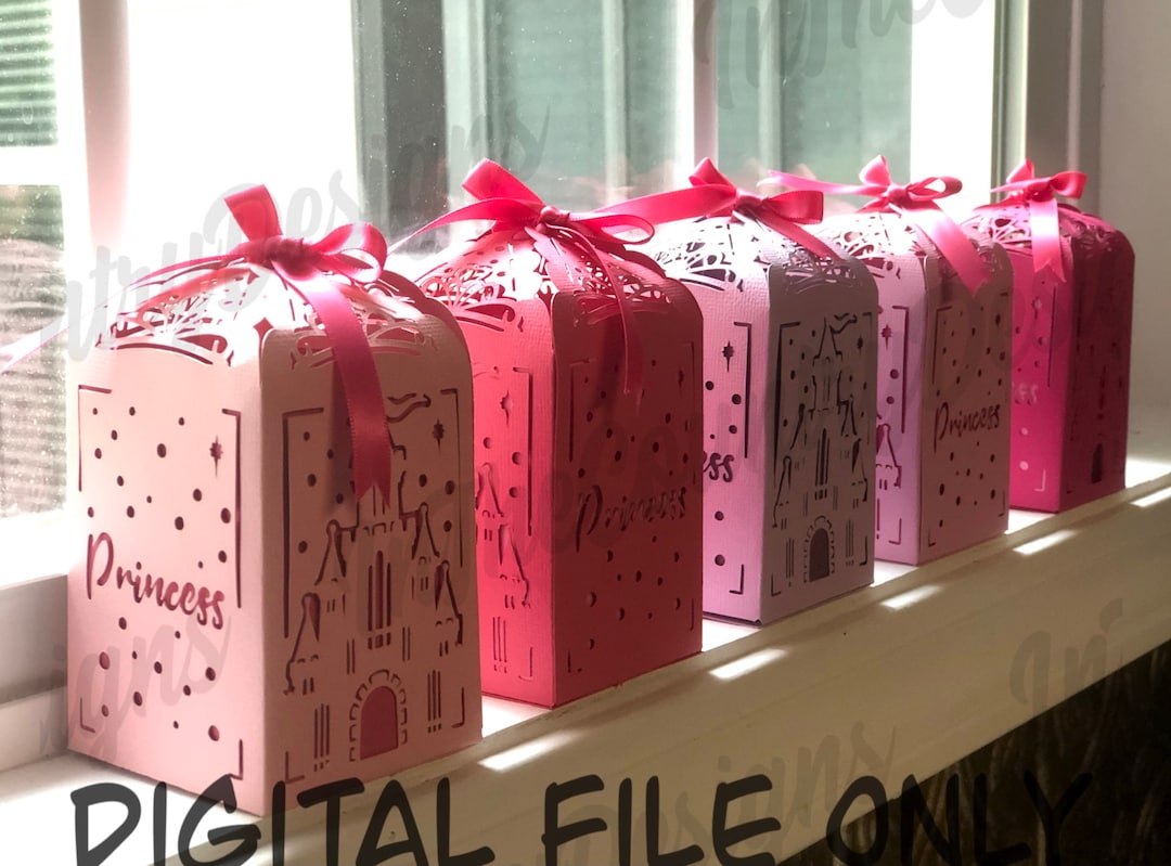 Princess Party Favor, Castle,gift Box, Princess Lantern Box, Princess ...