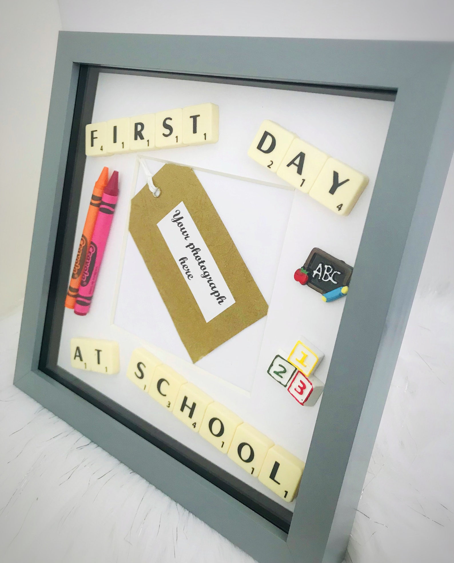 My First Day of School Nursery Photo Frame Keepsake Back to - Etsy UK