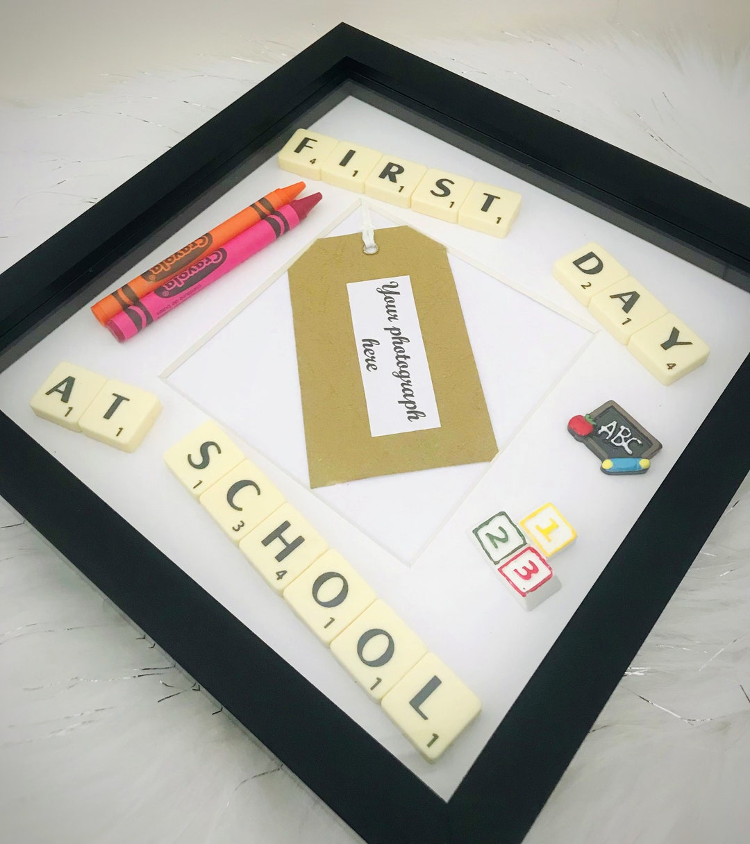 My First Day of School, Nursery Photo Frame, Keepsake, Back to School ...
