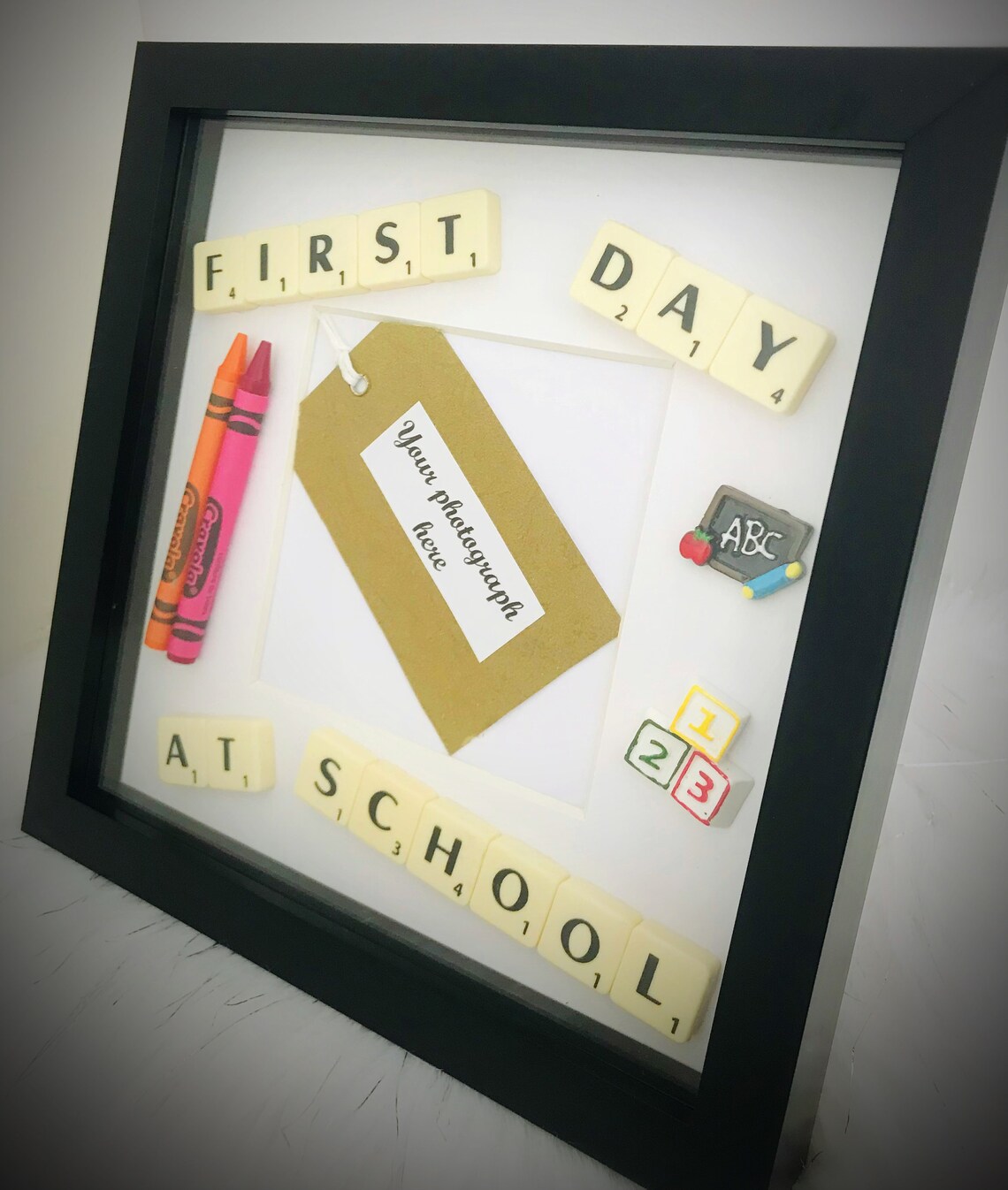 My First Day of School, Nursery Photo Frame, Keepsake, Back to School ...