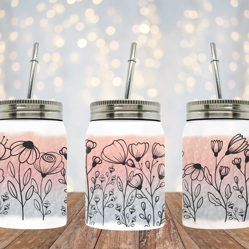 Mason Jar Cups - Etsy