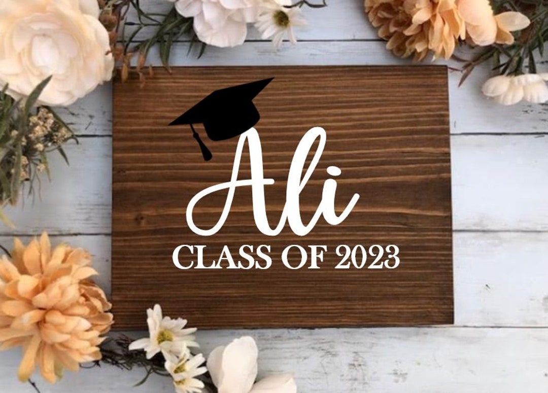Graduation Sign Class of Sign - Etsy