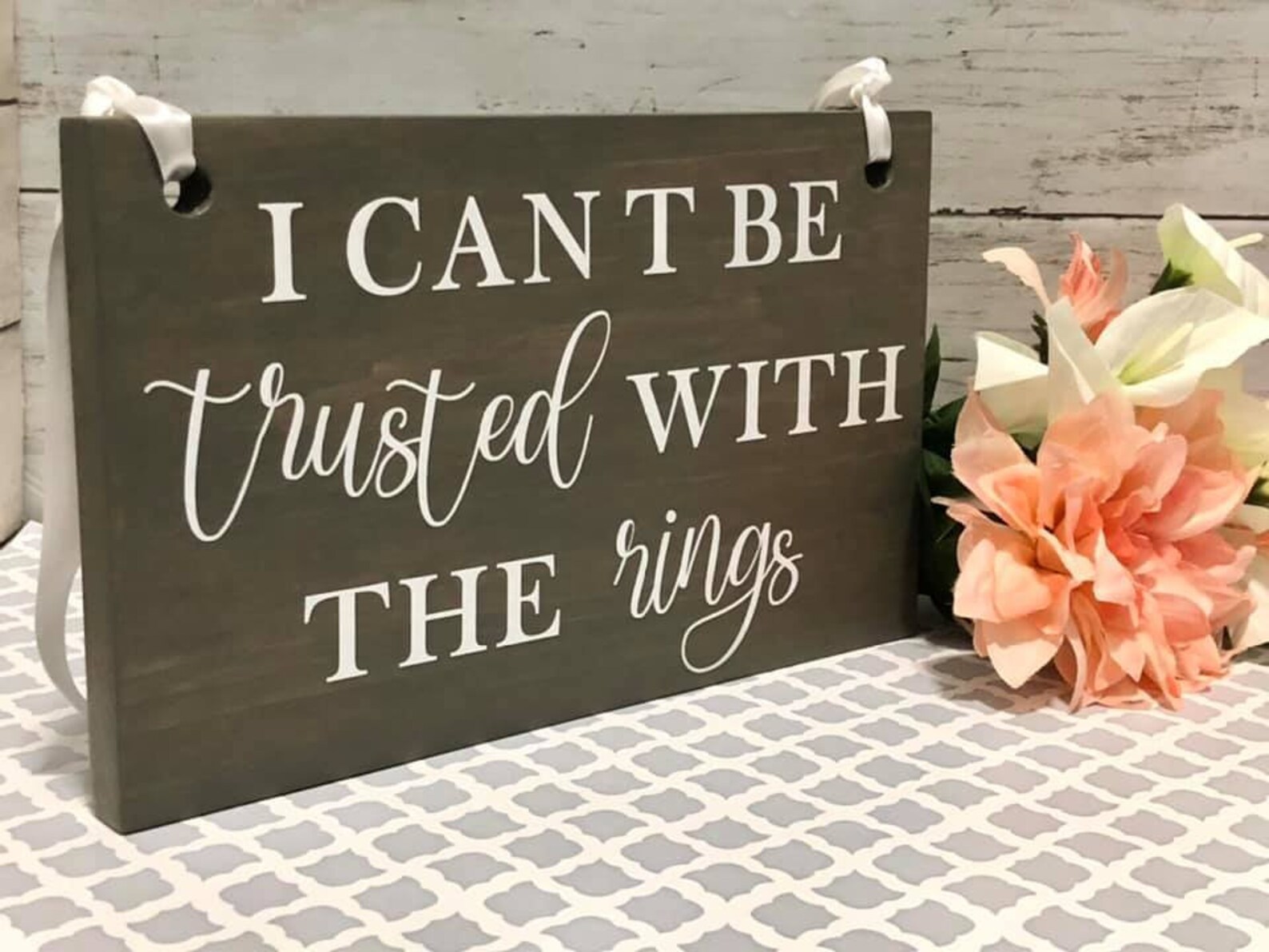 Custom Ring Bearer Signs/ringbearer Sign/flower Girl | Etsy