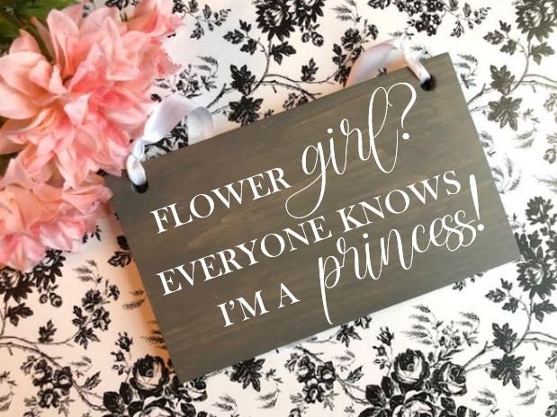 Custom Ring Bearer Signs/ringbearer Sign/flower Girl | Etsy