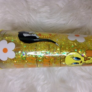 Tweety Bird Themed Starbucks Snow Globe Tumbler - Etsy
