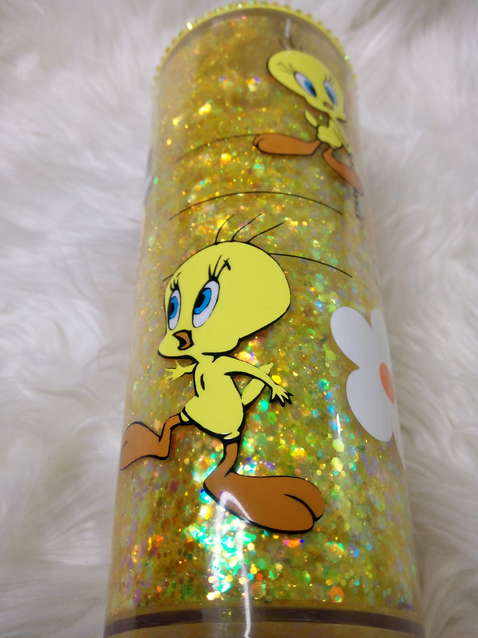Tweety Bird Themed Starbucks Snow Globe Tumbler - Etsy
