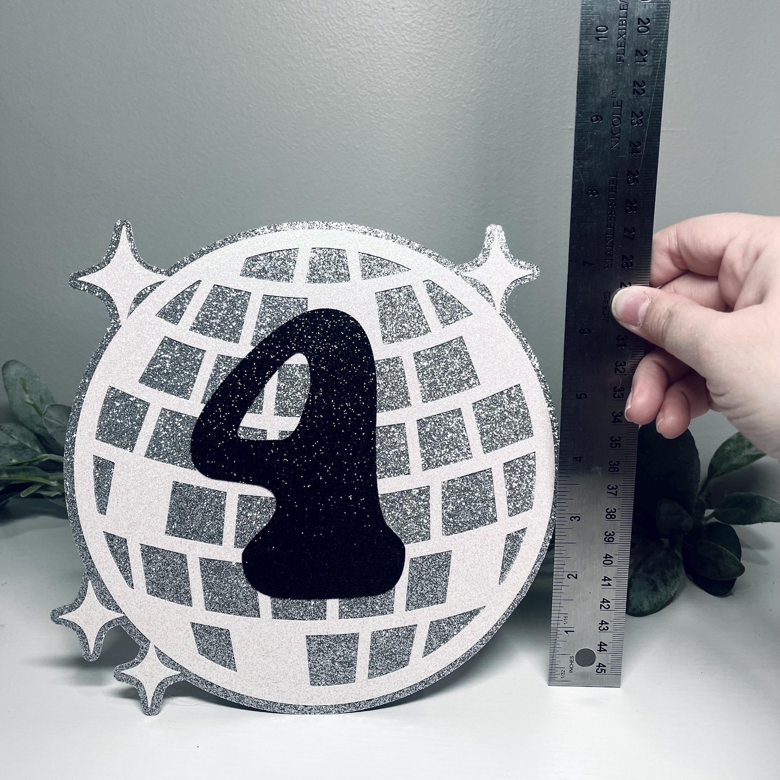 Disco Ball Table Numbers: Glitter Party Centerpieces - Etsy