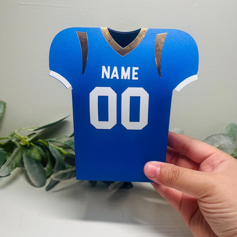 Football Jersey Favor Boxes: Personalized Sports Party Gift Boxes - Etsy