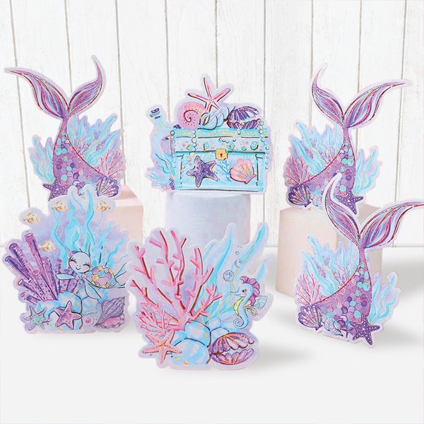 Mermaid Themed Table Centerpieces - Etsy