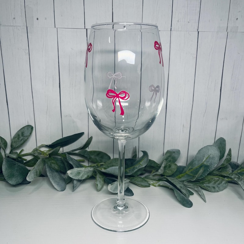 Hot Pink Wine Glasses - Etsy
