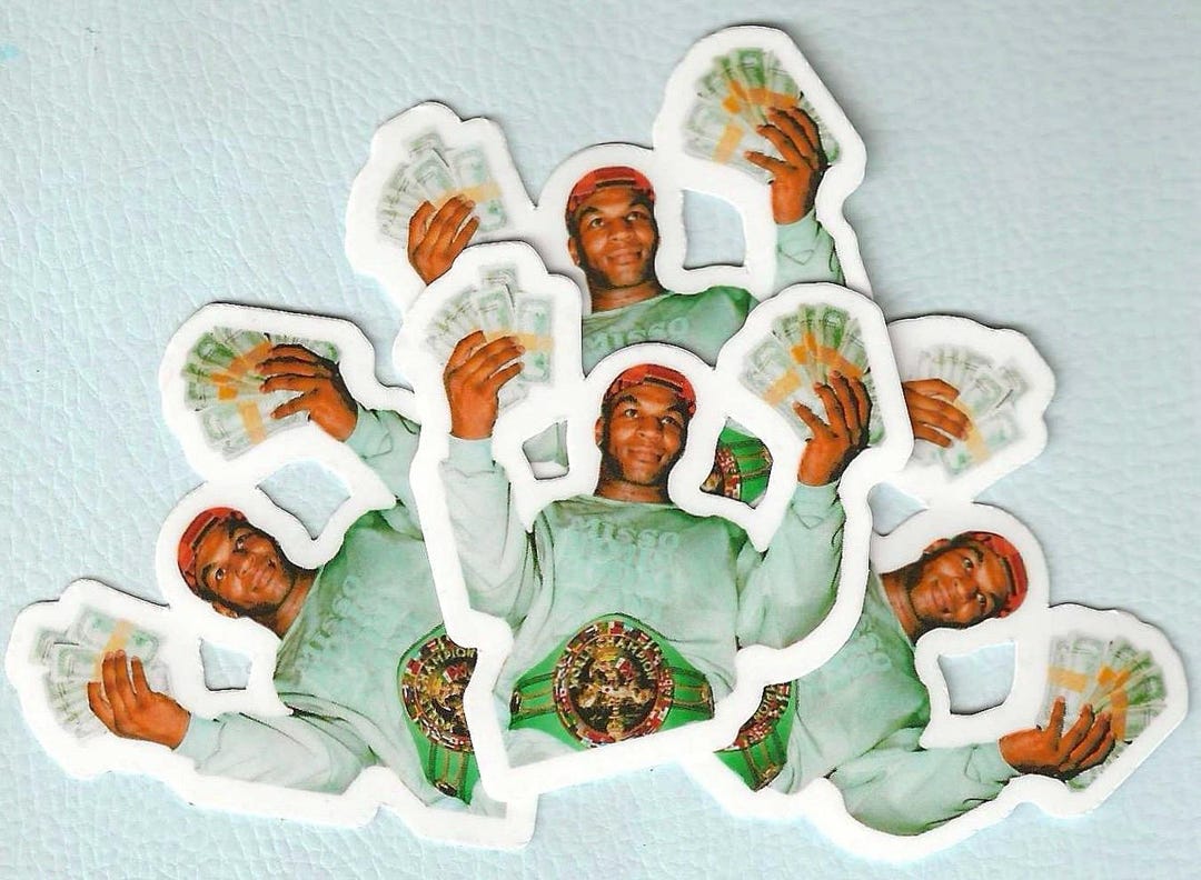 Mike Tyson Vinyl Sticker Decal - Etsy