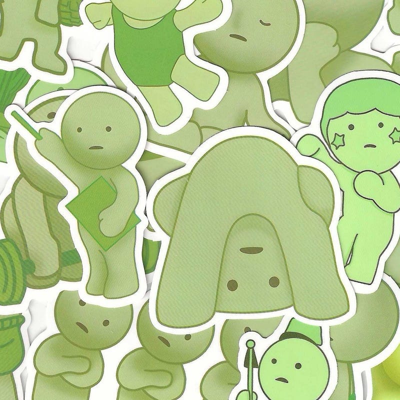 Smiski Stickers - Etsy