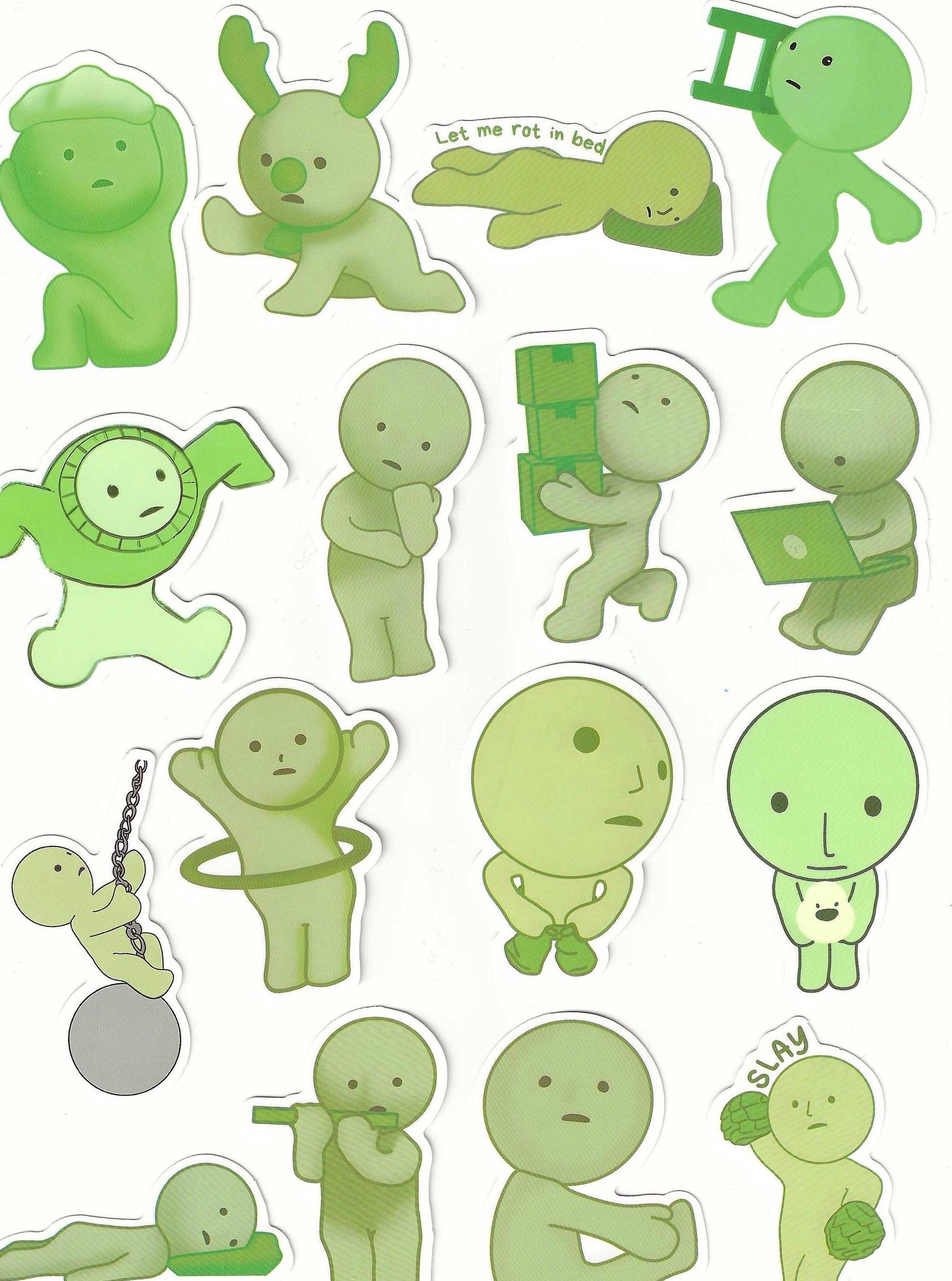 Simski Sticker Decal Mystery Bundle of 5 - Etsy