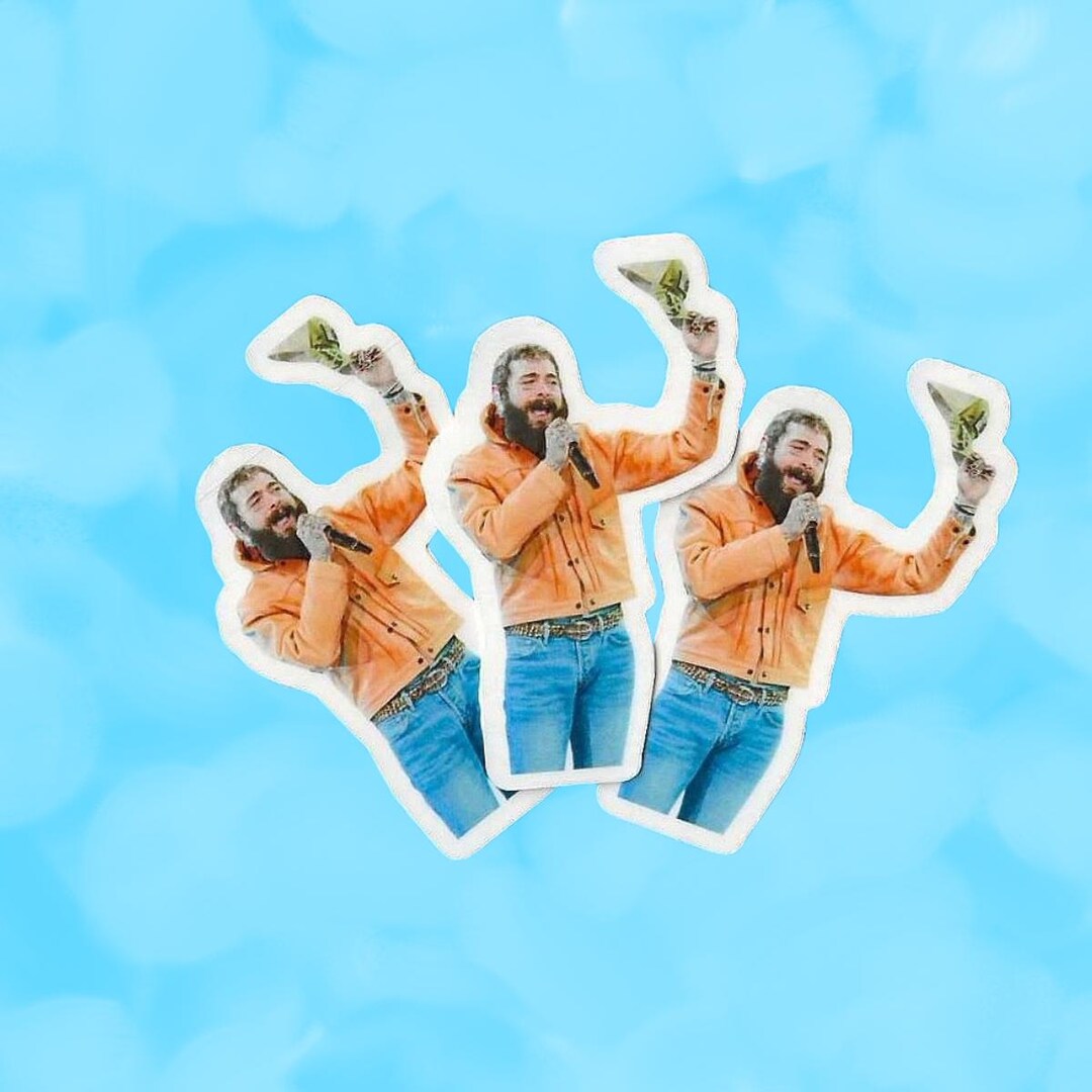 Post Malone Inspired Vinyl Decal Sticker - Etsy