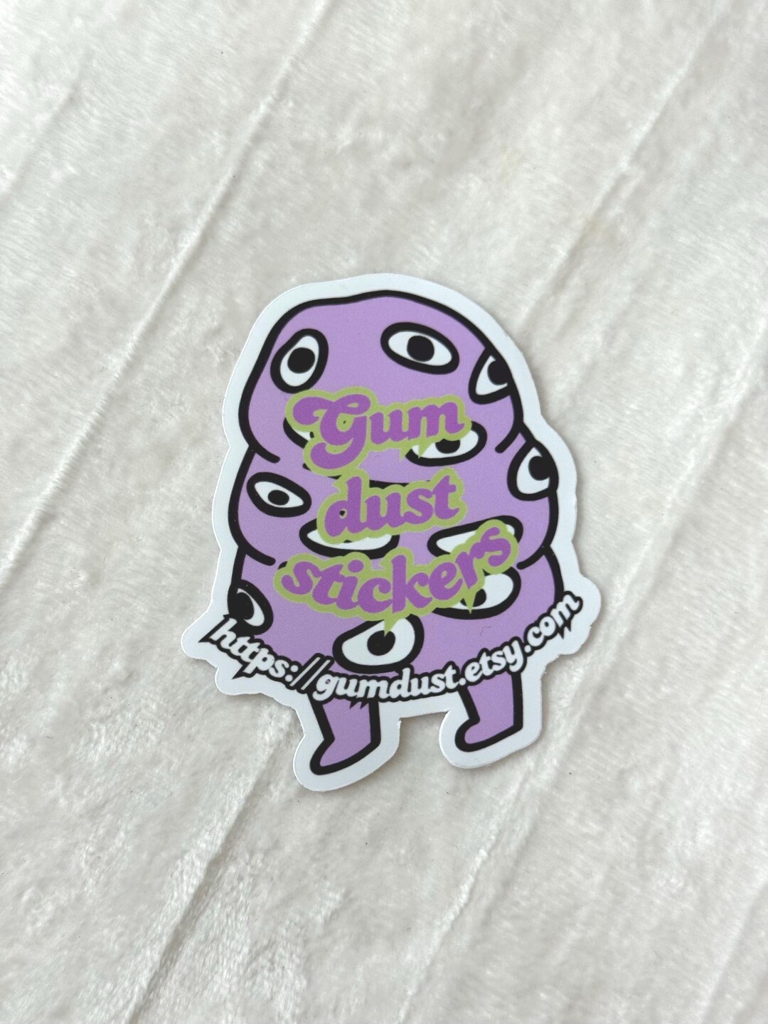 Gum Dust Sticker Merch Vinyl Decal Waterproof - Etsy