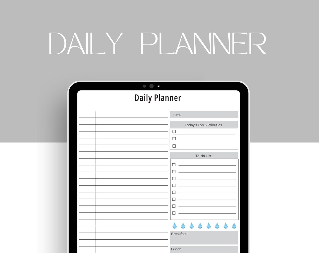 2025 Daily Planner Digital & Printable Planner Templates for Students ...