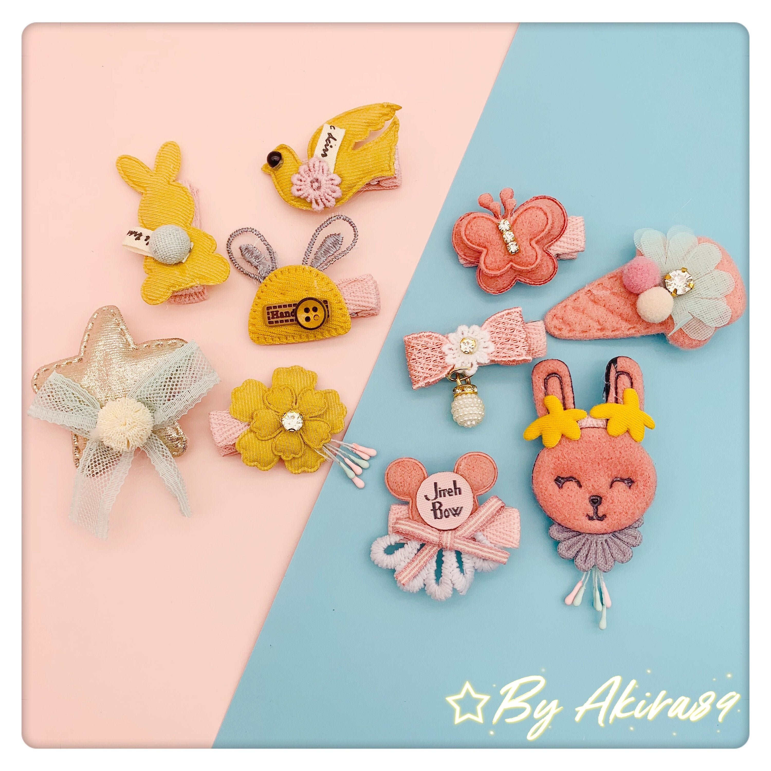 Cute Baby Hairclip Set/handmade Baby Hairclip/cute Little - Etsy Sweden