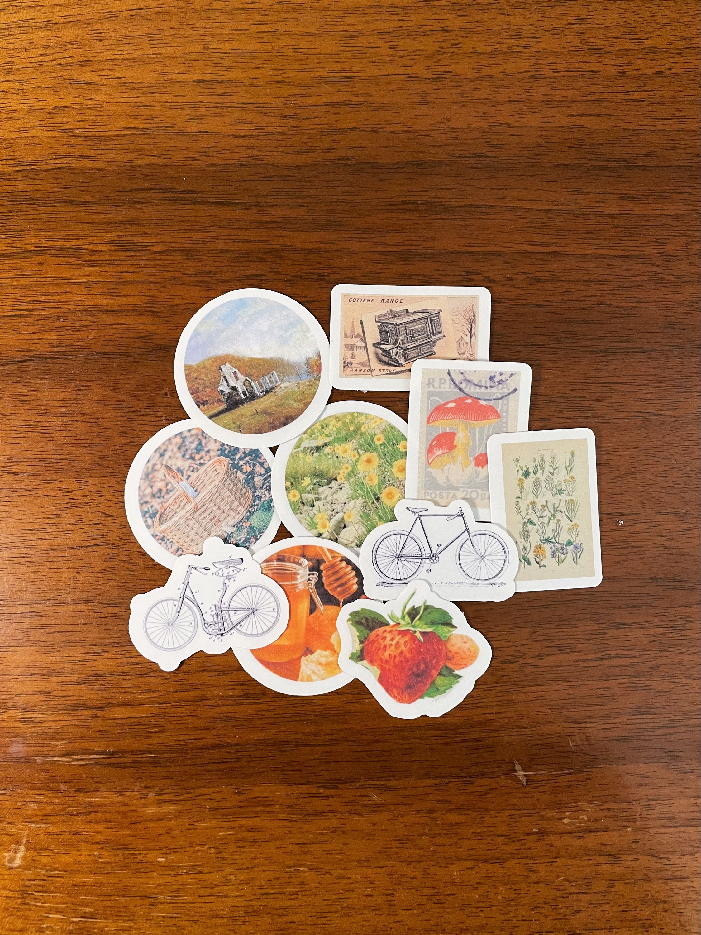 10pc Cottagecore Sticker Pack - Etsy