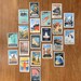 20pc Vintage Travel Poster Sticker Pack - Etsy