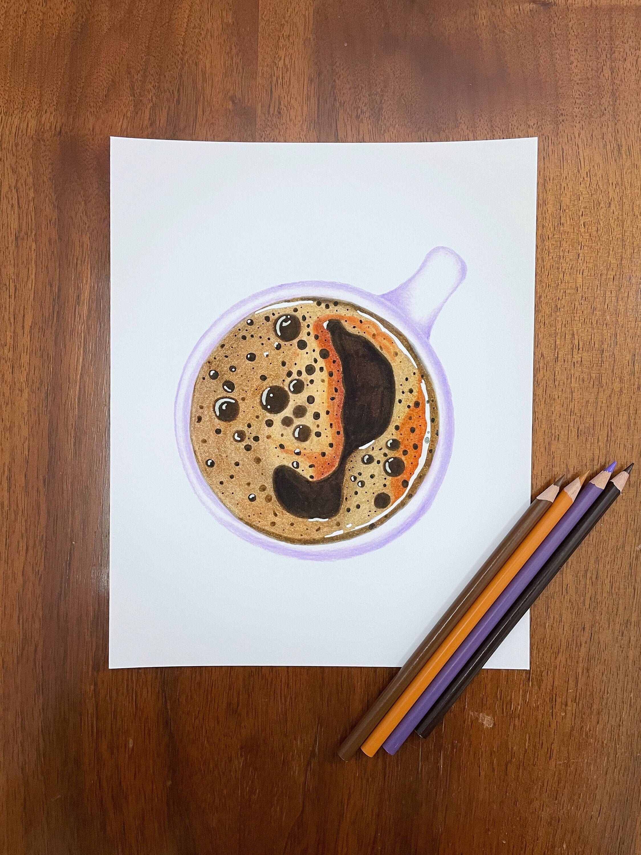 Coffee Pencil Sketch