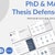 Thesis Defense Presentation Template Phd Masters MA Academic Viva ...