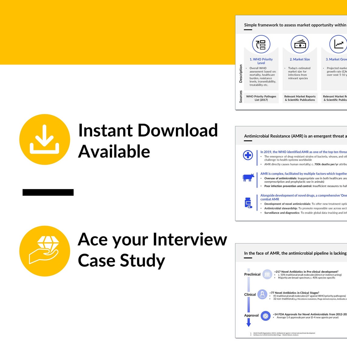 Modern Academic Slide Template Science Job Interview Presentation ...