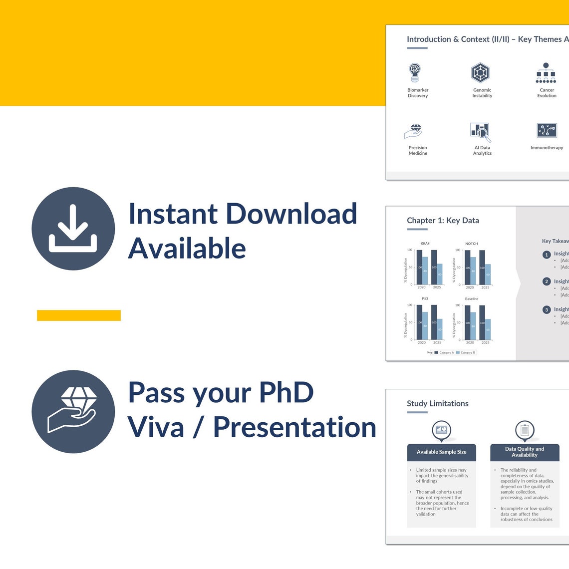 Thesis Defense Presentation Template Phd Masters MA Academic Viva ...
