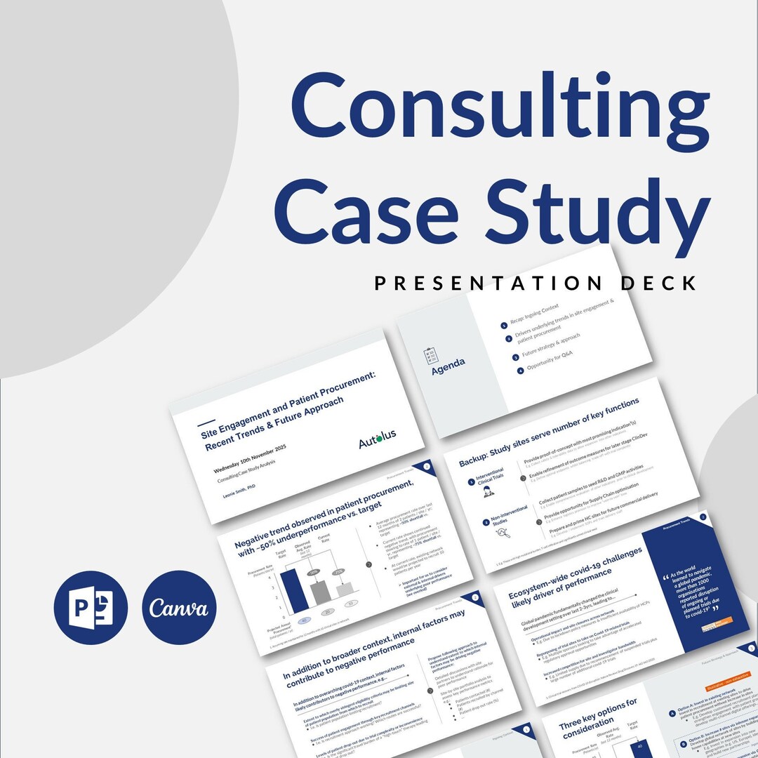 Consulting Case Presentation Deck Case Study Powerpoint Consultancy ...