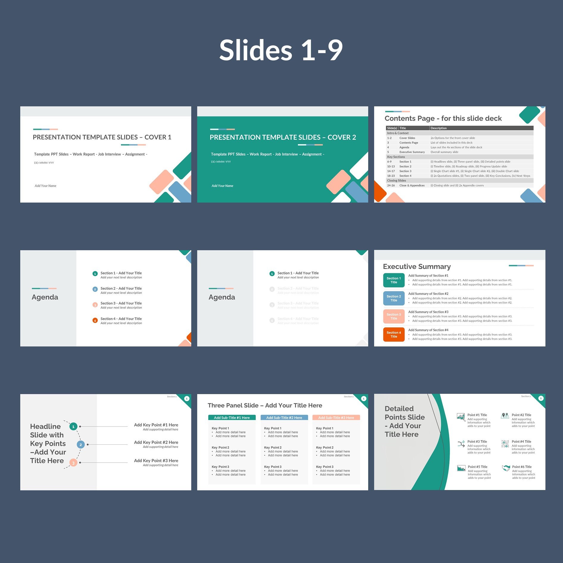 Powerpoint Presentation Starter Template Assignment Template - Etsy
