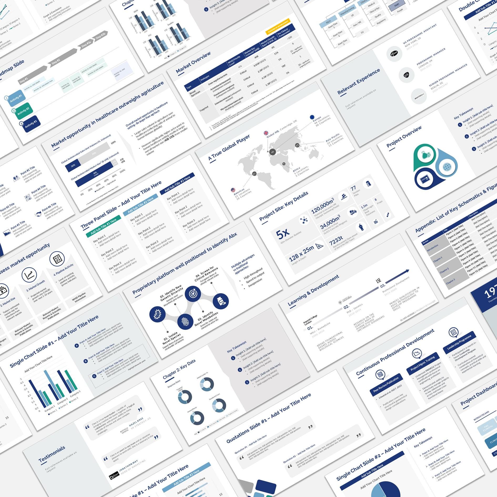 Corporate Business Slide Deck Presentation Template Bumper Slide Pack ...