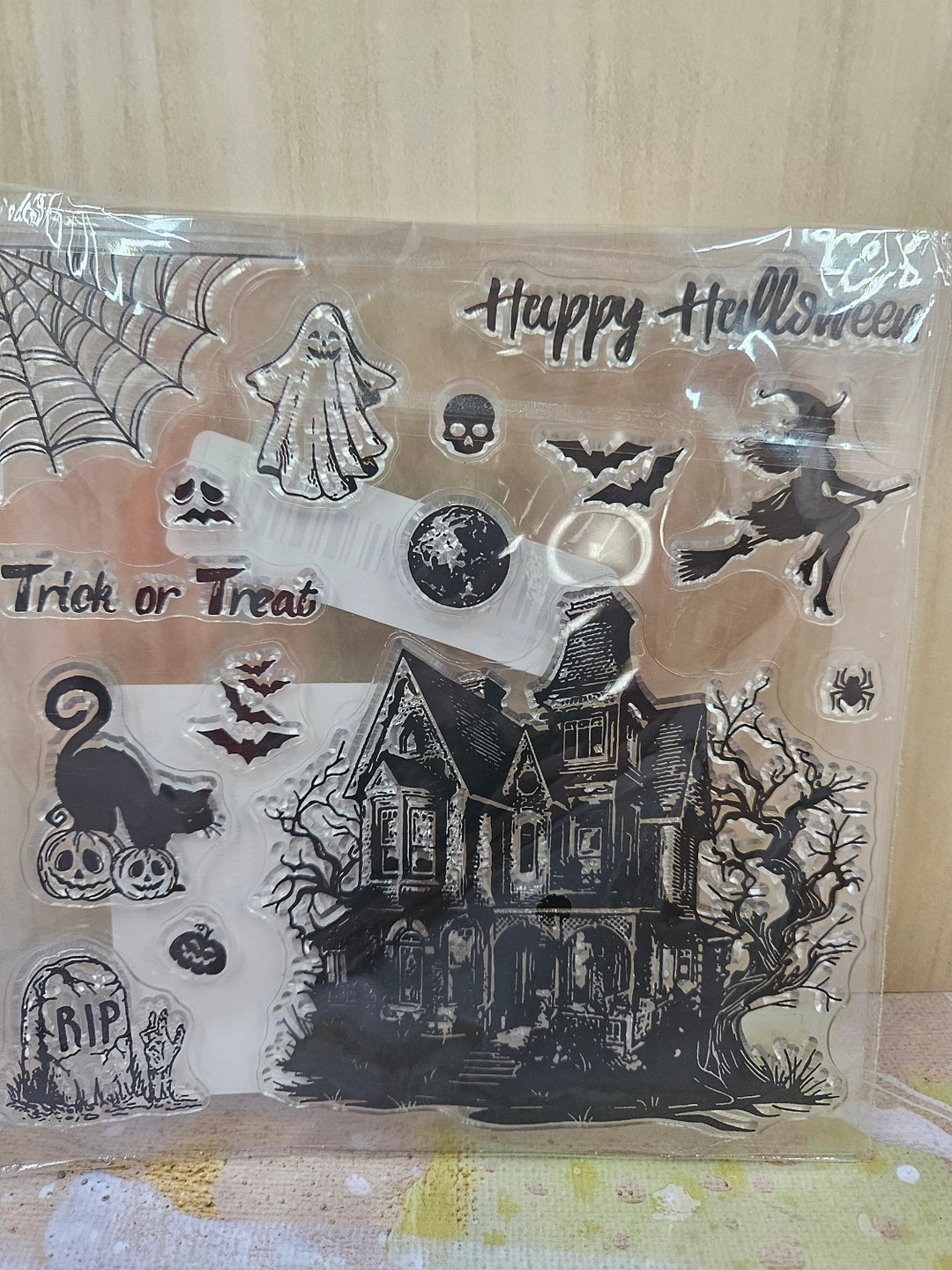 Halloween Horror House Clear Stamps, Brand New - Etsy