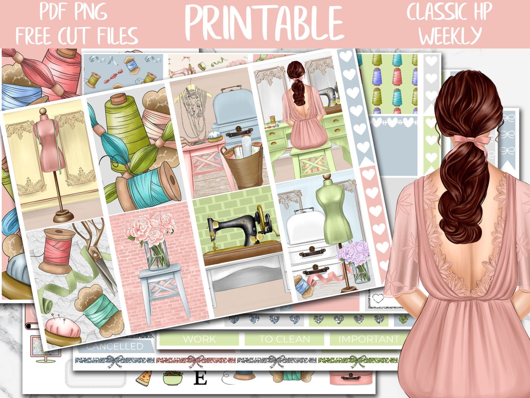 Follow the Thread | Classic Happy Planner Printable Weekly Sticker ...