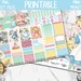 Alice Wonderland MINI Happy Planner Printable Planner Sticker, Tea Time ...