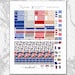 4th of July Patriotic Classic Happy Planner Printable Weekly - Etsy